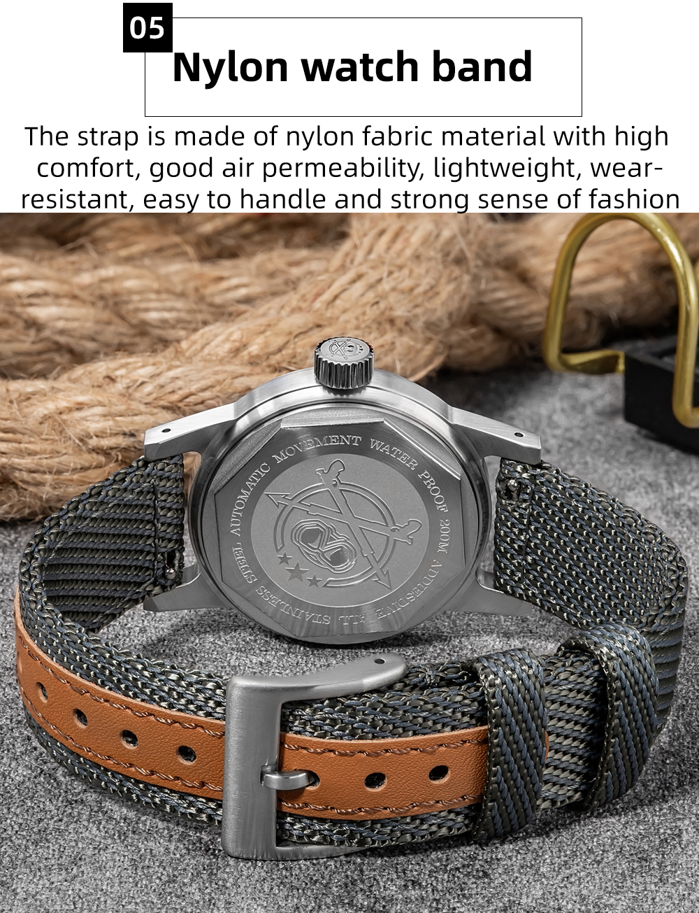 [Pre-order][ออโต้] Addiesdive AD2076 Retro Military Watch 36MM C3 AR ...