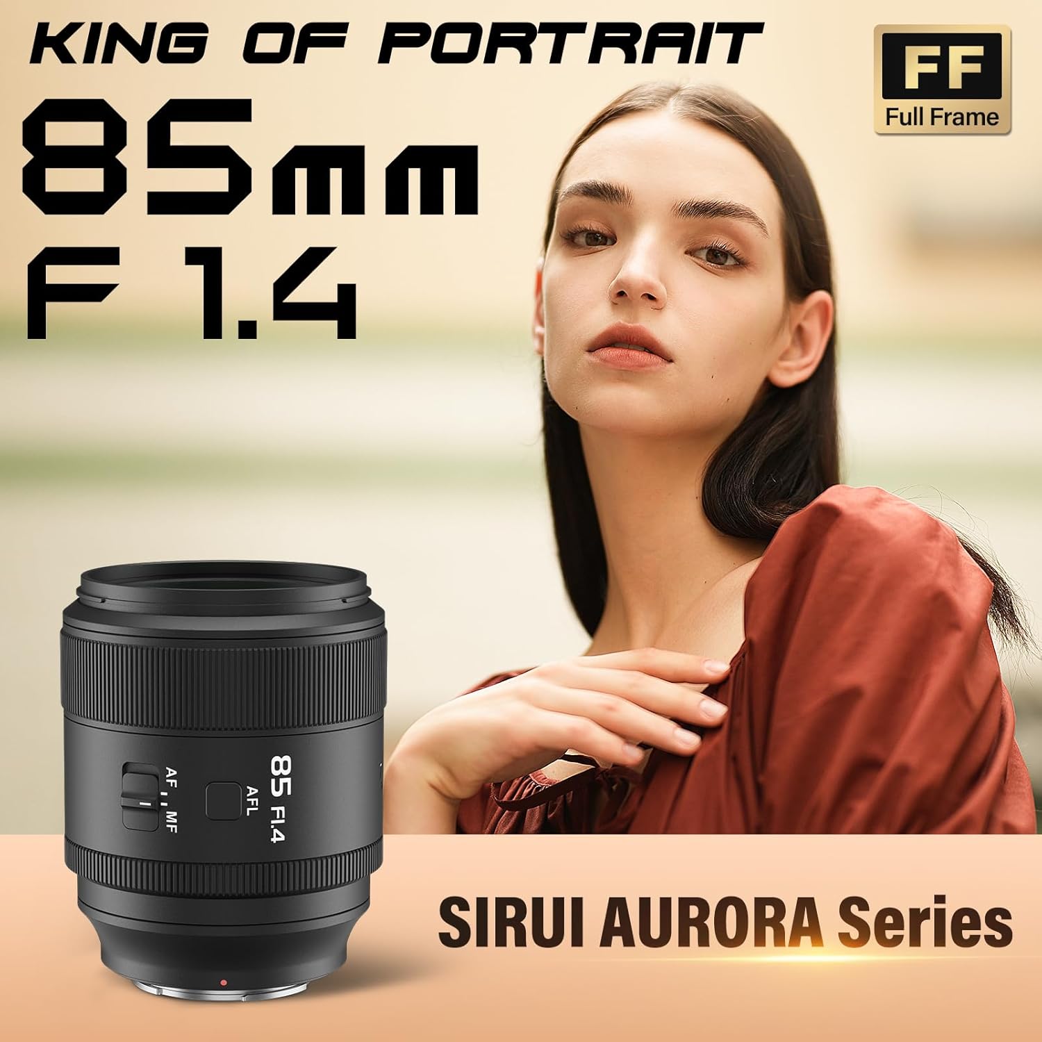 Sirui Aurora 85mm F1.4 Auto Focus Lens สำหรับกล้องดิจิตอล แถมฟรี Filter UV & Black Mist Filter ...