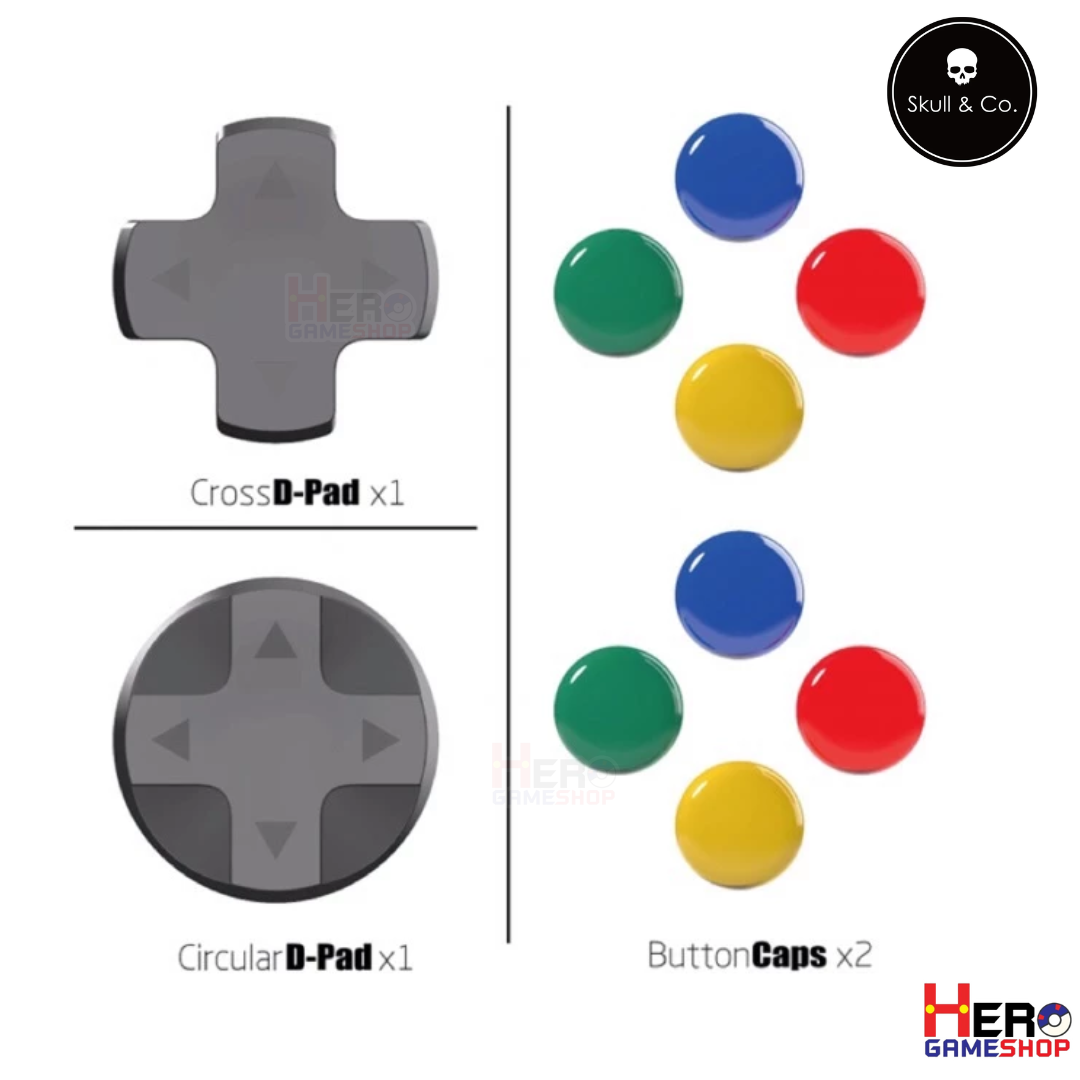 [Skull&Co.] D-pad ปุ่มสี Nintendo แบบแปะ Dpad - Nintendo switch / OLED ...