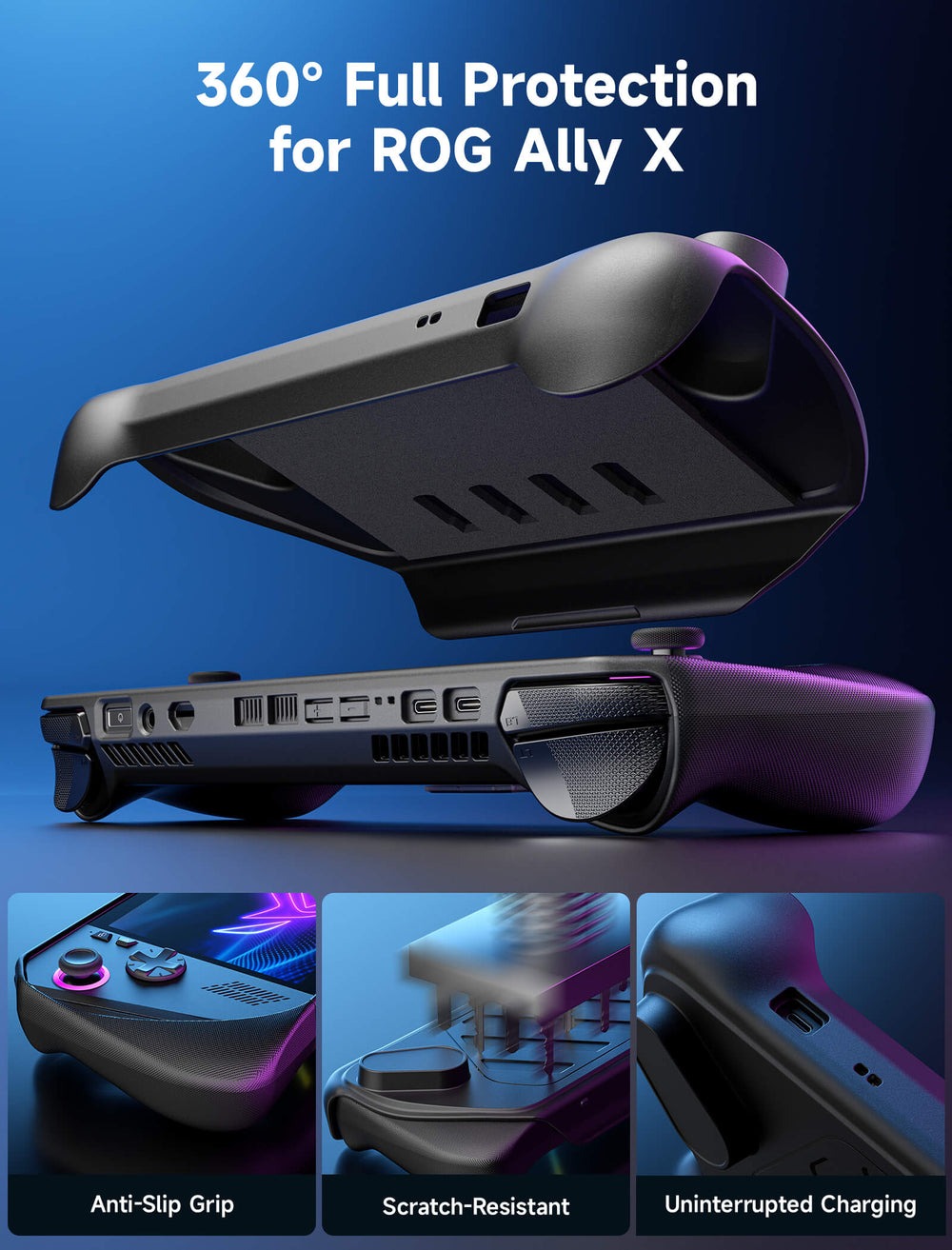 Jsaux Mod Case for Asus Log Ally X เคสสำหรับเครื่องเกมส์ Asus Rog Ally ...