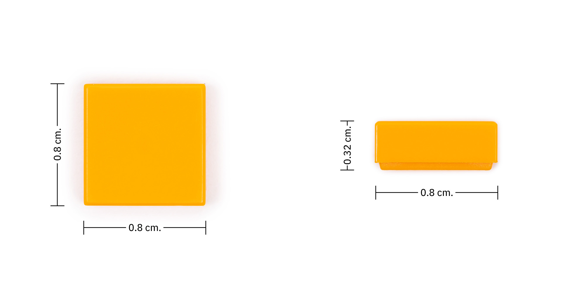 ชิ้นส่วน อะไหล่ เลโก้ Lego Part No. 3070, Tile 1 x 1, 1 ชิ้น (307001 ...