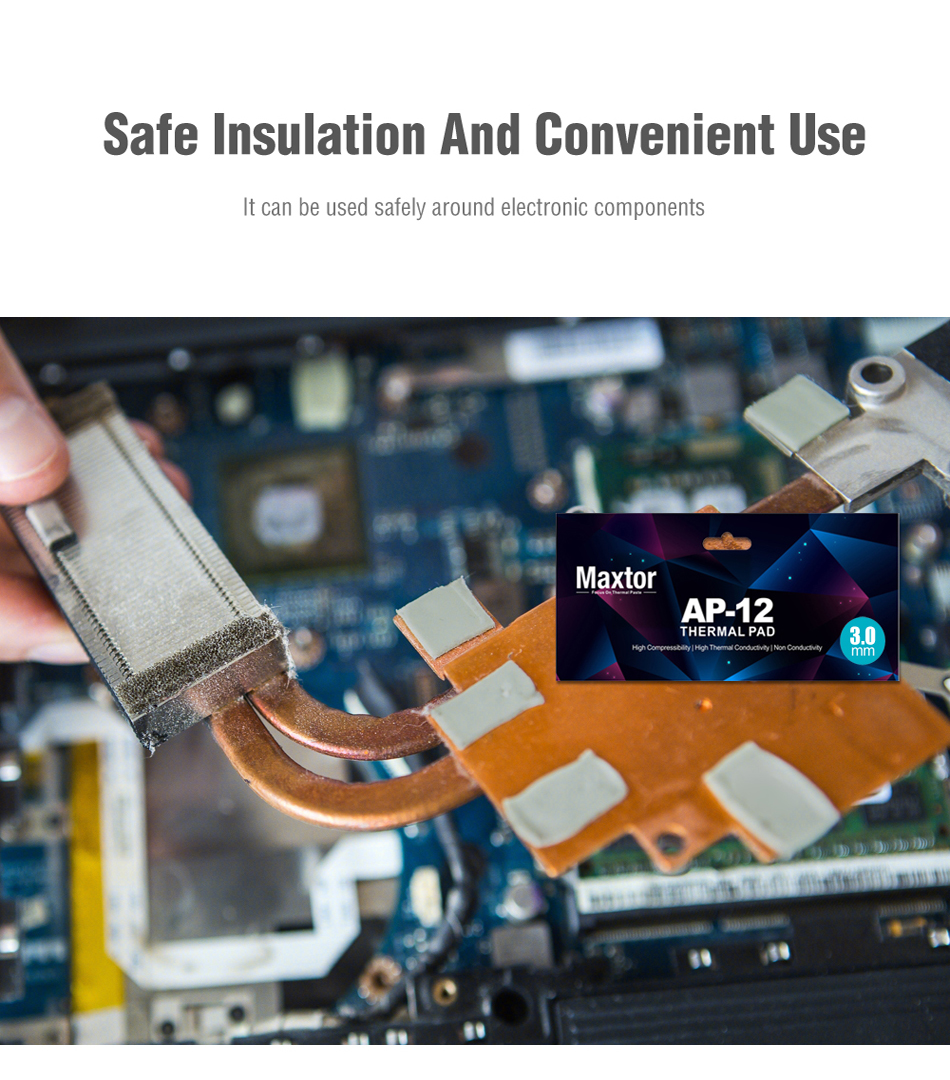 [maxtor Official] Maxtor Thermal Pad AP-12 14.8W/m-k Radiator Thermal ...
