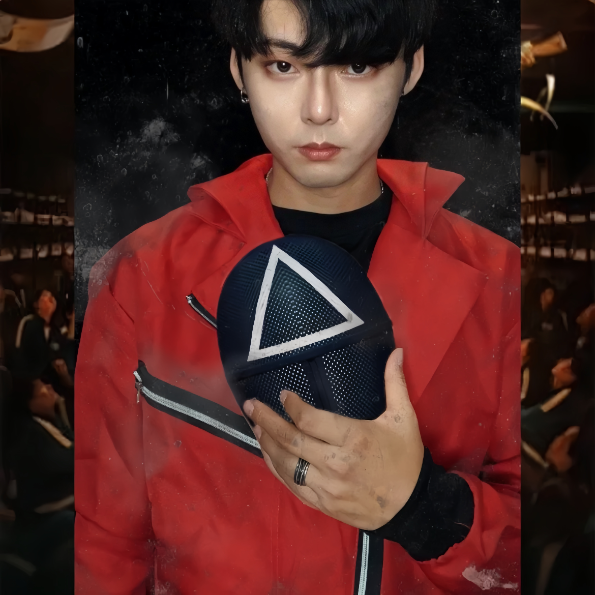 🔥ราคาถูก SOLDIER SQUID GAME MASK หน้ากากสควิดเกมส์ เล่นลุ้นตาย หน้ากากค ...