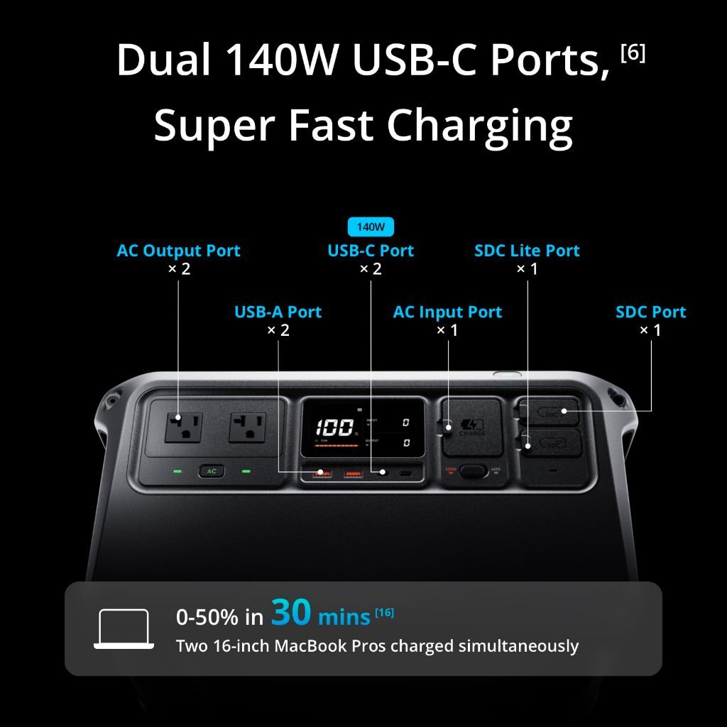 【สต๊อกไทย】DJI Power 1000 V2 Portable Power Station 2200W/1024Wh ...