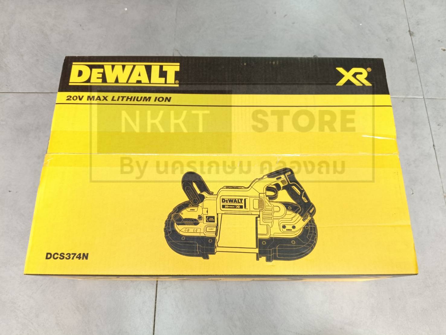 DEWALT รุ่น DCS374N-KR เลื่อยสายพานไร้สาย 18V (เครื่องเปล่าไม่รวมแบต ...
