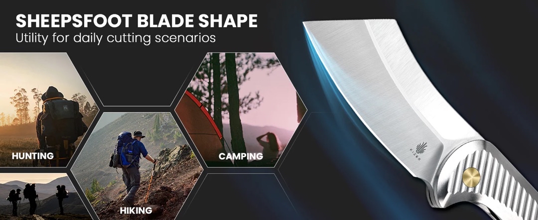 มีดพับ Kizer DAWN | S35VN | TITANIUM | KI3673A1 | EXCLUSIVE | Shopee ...