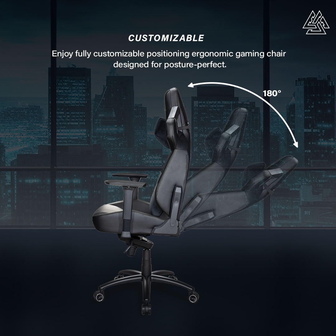 [ฟรีพรม] EGA เก้าอี้เกมมิ่ง เก้าอี้ทำงาน สไตล์ Ergonomic เพื่อสุขภาพ เก้าอี้ไซส์ใหญ่พิเศษ TYPE ...