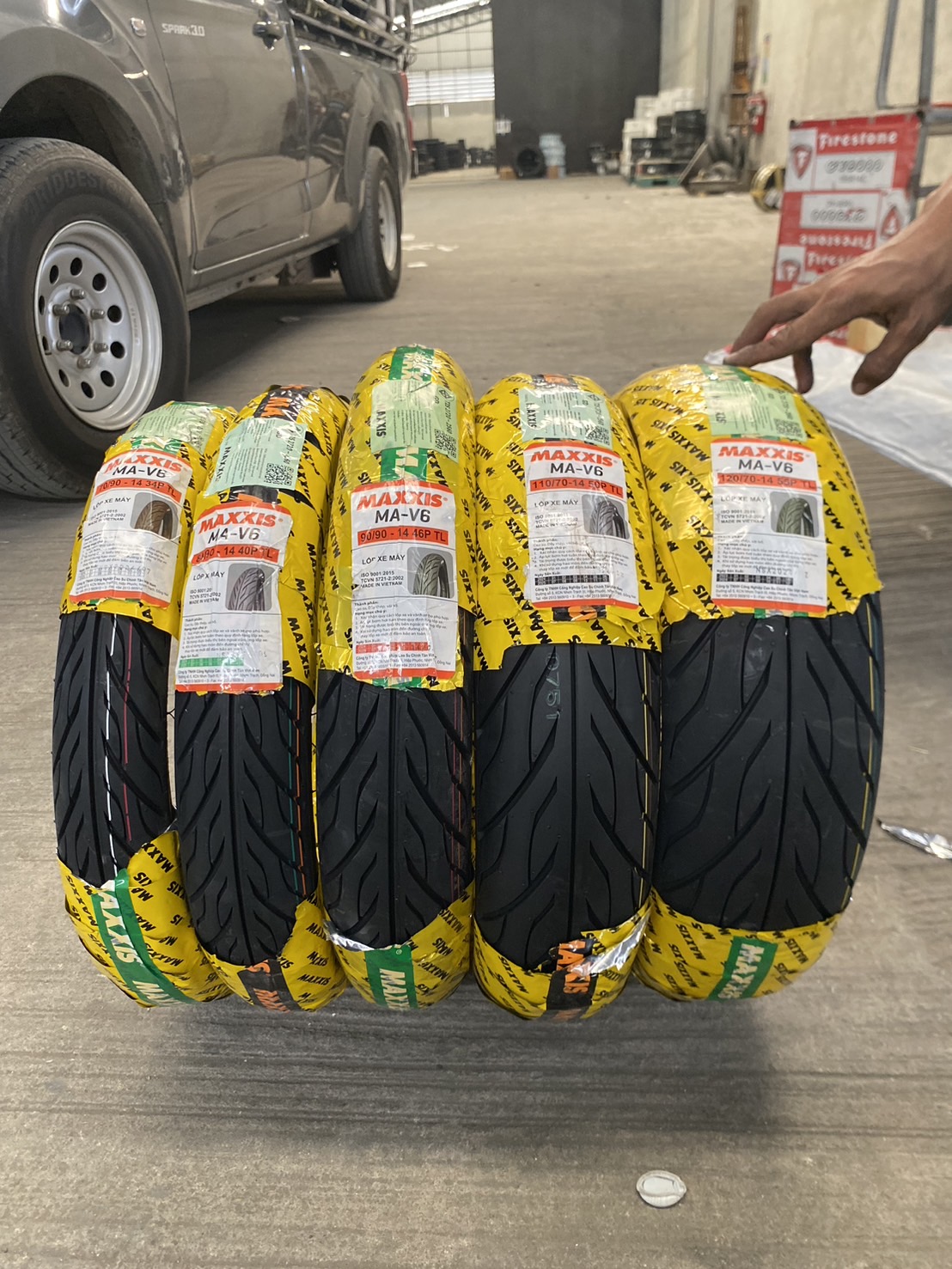 ยางมอเตอร์ไซค์ MAXXIS รุ่น MA-V6 ขนาด 70/90-14 , 80/90-14 , 90/90-14 ...