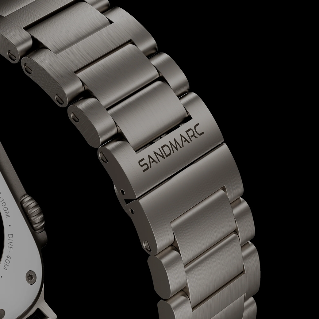 Sandmarc สายนาฬิกาสำหรับ Apple Watch Ultra 1/2 รุ่น Titanium (Grade 2,5 ...