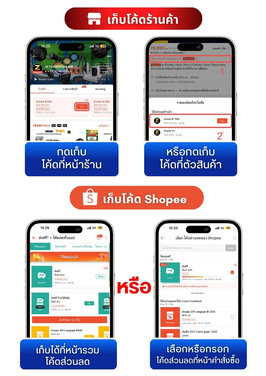 Ulanzi TB06 SMOD Video Monopod ขาตั้งกล้อง ไม้เดินป่า 3in1 ปรับได้ 4 ระดับ รับน้ำหนัก 10 กก. ...