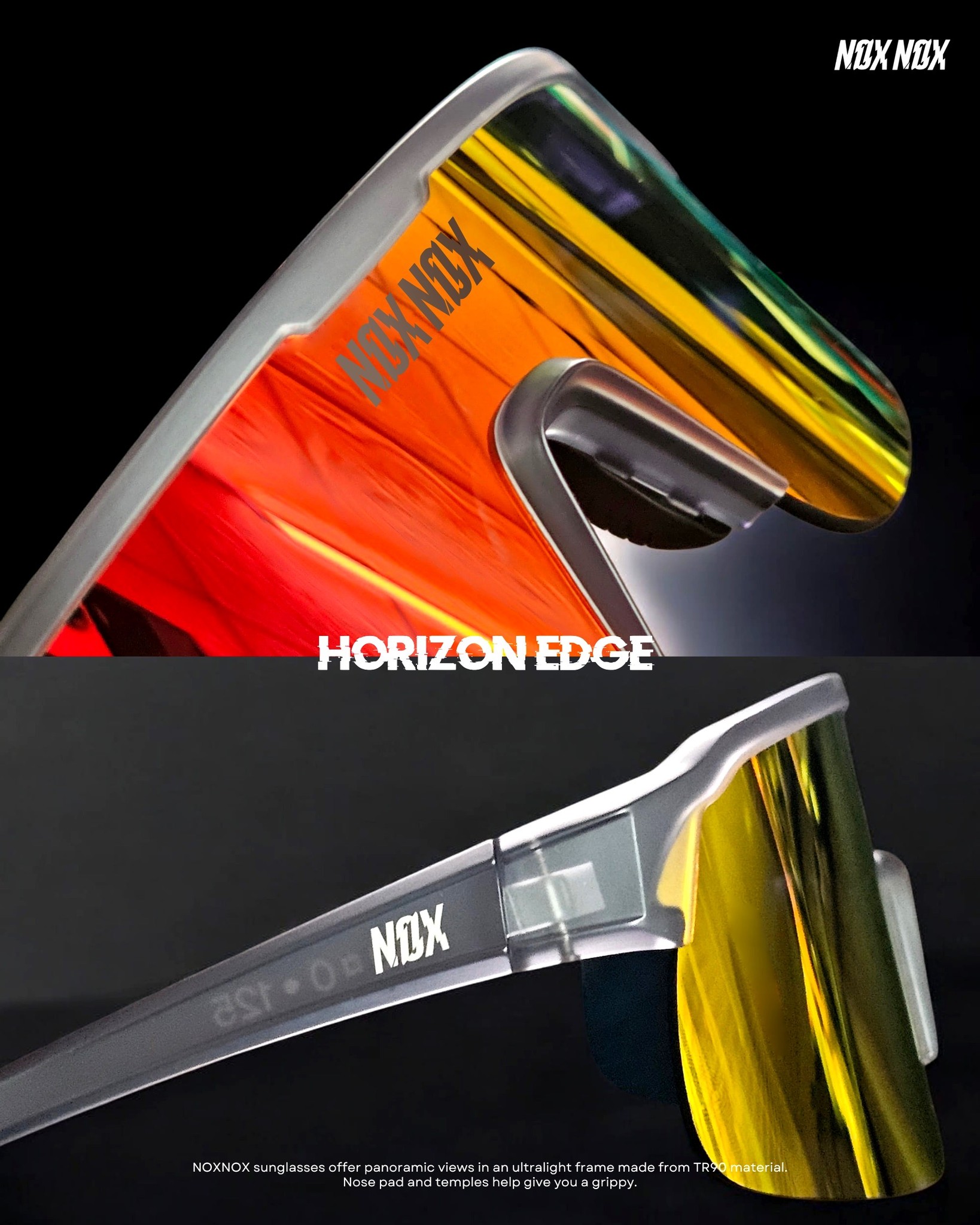 NOXNOX SUNGLASSES Horizon Edge แว่นตากันแดดรุ่น Horizon Edge พร้อมกล่องและถุงผ้า | Shopee Thailand