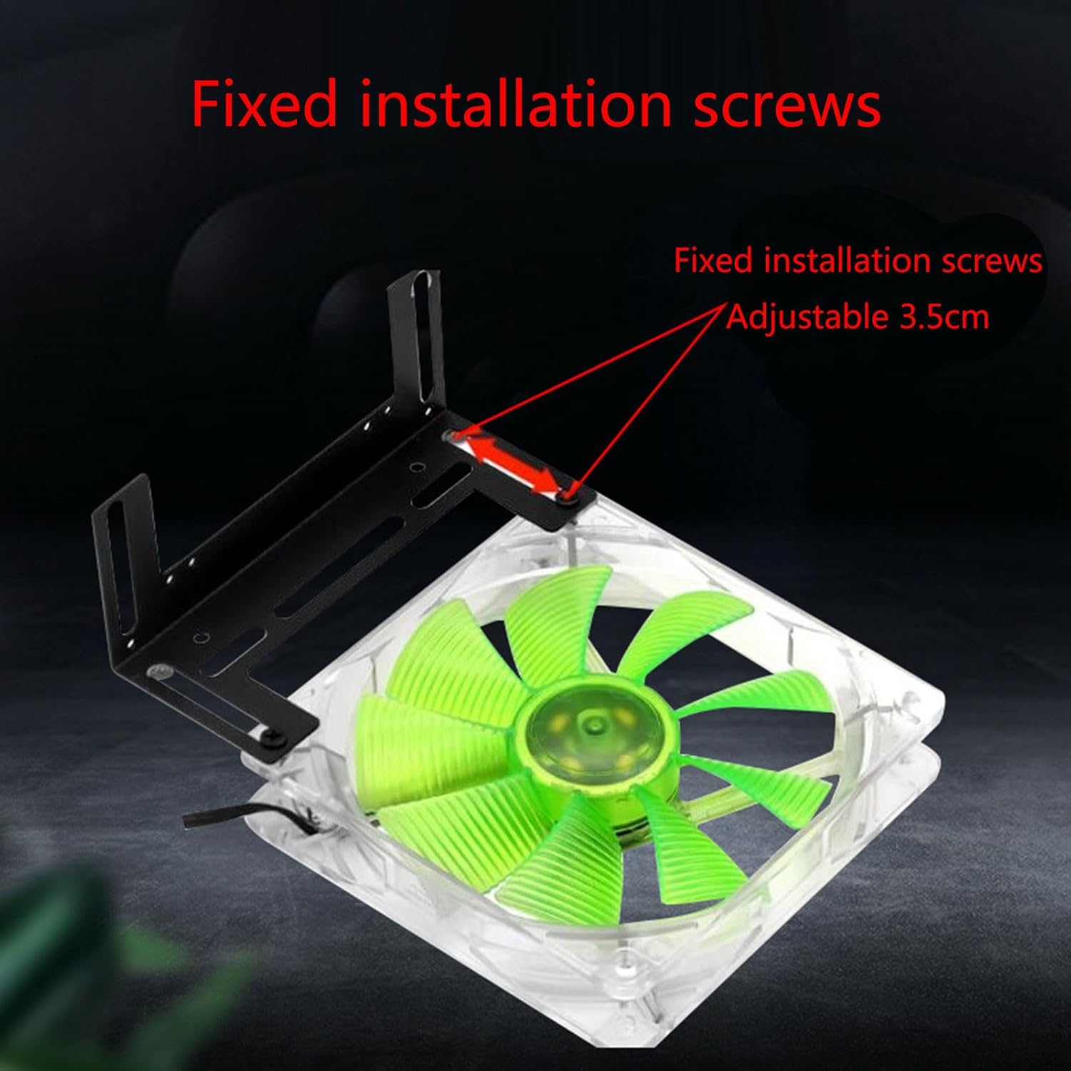 Fan Mount Rack Bracket Cooling Fan Bracket Simple Mounting Support 8cm ...