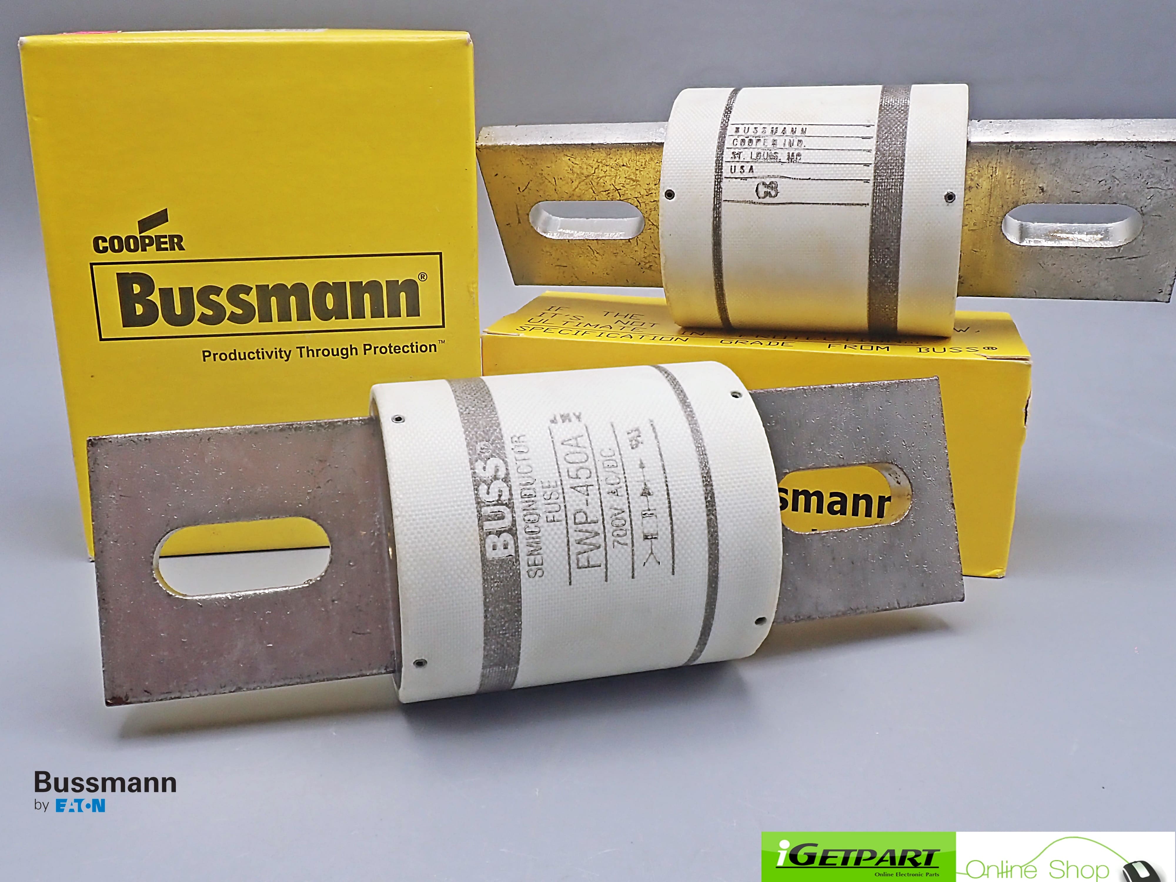 Bussmann ฟิวส์ Semiconductor FWP - 450A Industrial HRC Fuse 450A 700V ...