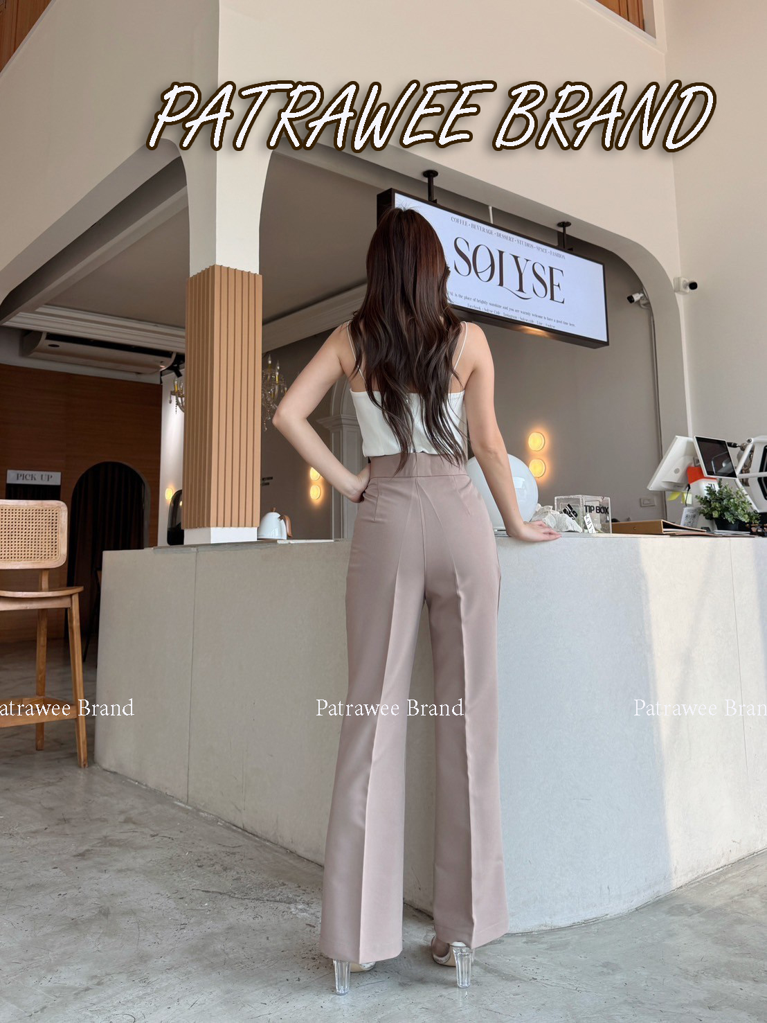 P43 กางเกงขาม้า กางเกงขาม้าน้อย หรือขาม้าเล็ก S-XL งานตะขอดีเทลซิปหน้า แต่งกระเป๋า 2 ข้าง ...