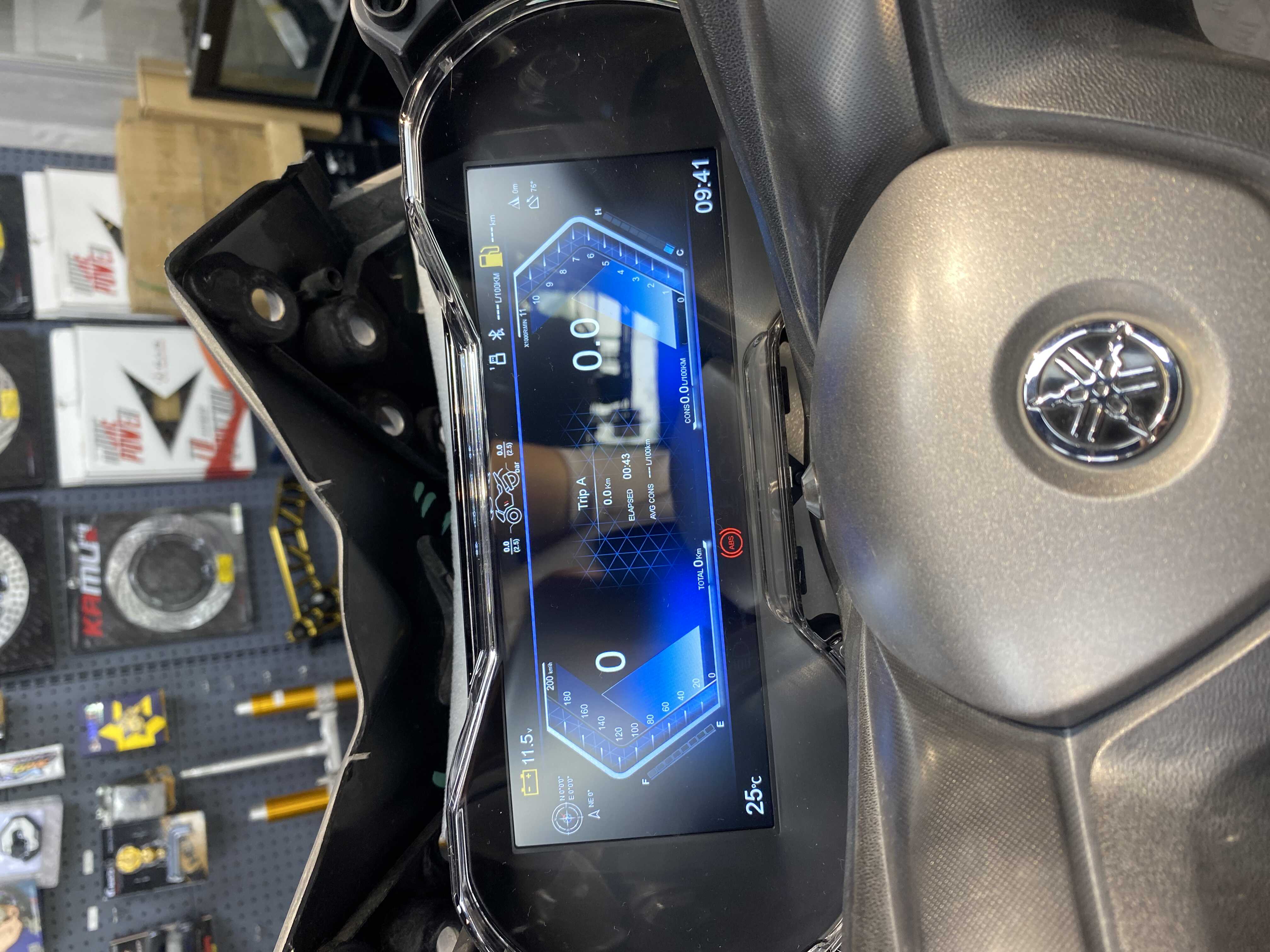 เรือนไมล์แต่ง Yamaha Xmax ปี 2017-2022 Speedometer Yamaha Xmax 2017 ...