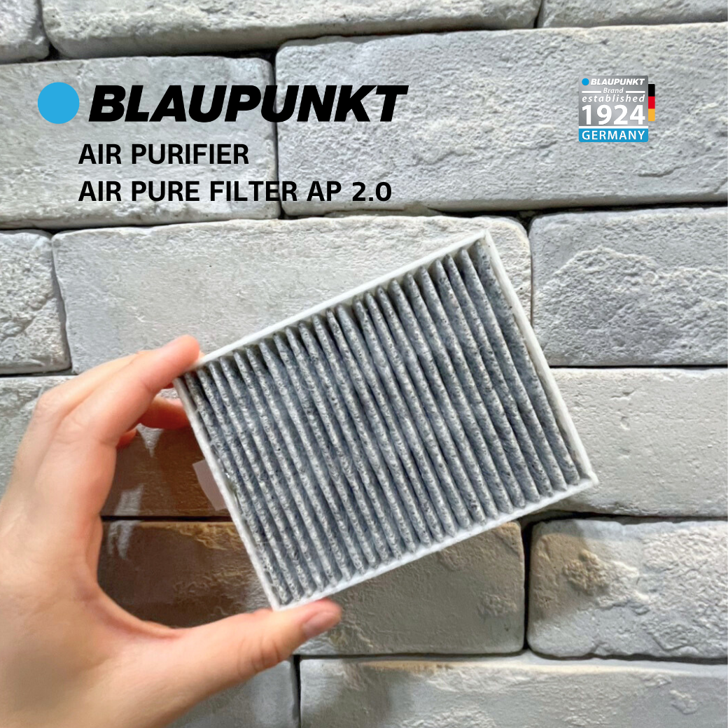 [1แถม1] BLAUPUNKT ไส้กรองอากาศ AIRPURE FILTER APF2 แผ่นกรองถ่านกัมมัน ...