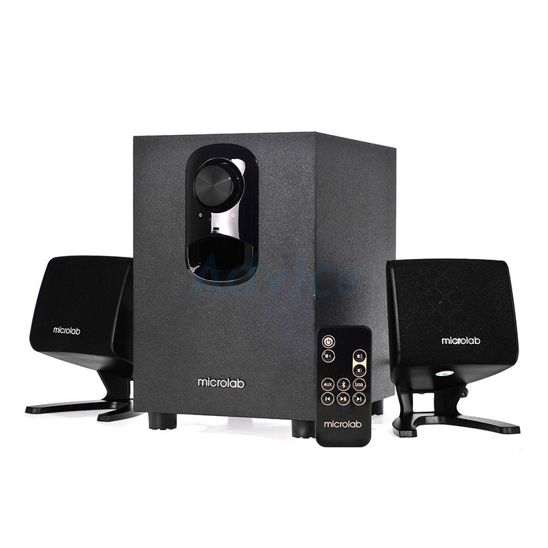 ลำโพงบลูทูธ ระบบเสียง 2.1 Microlab M-108BT Bluetooth / M-108 Speaker พลังเสียงเบสที่หนักแน่น ...