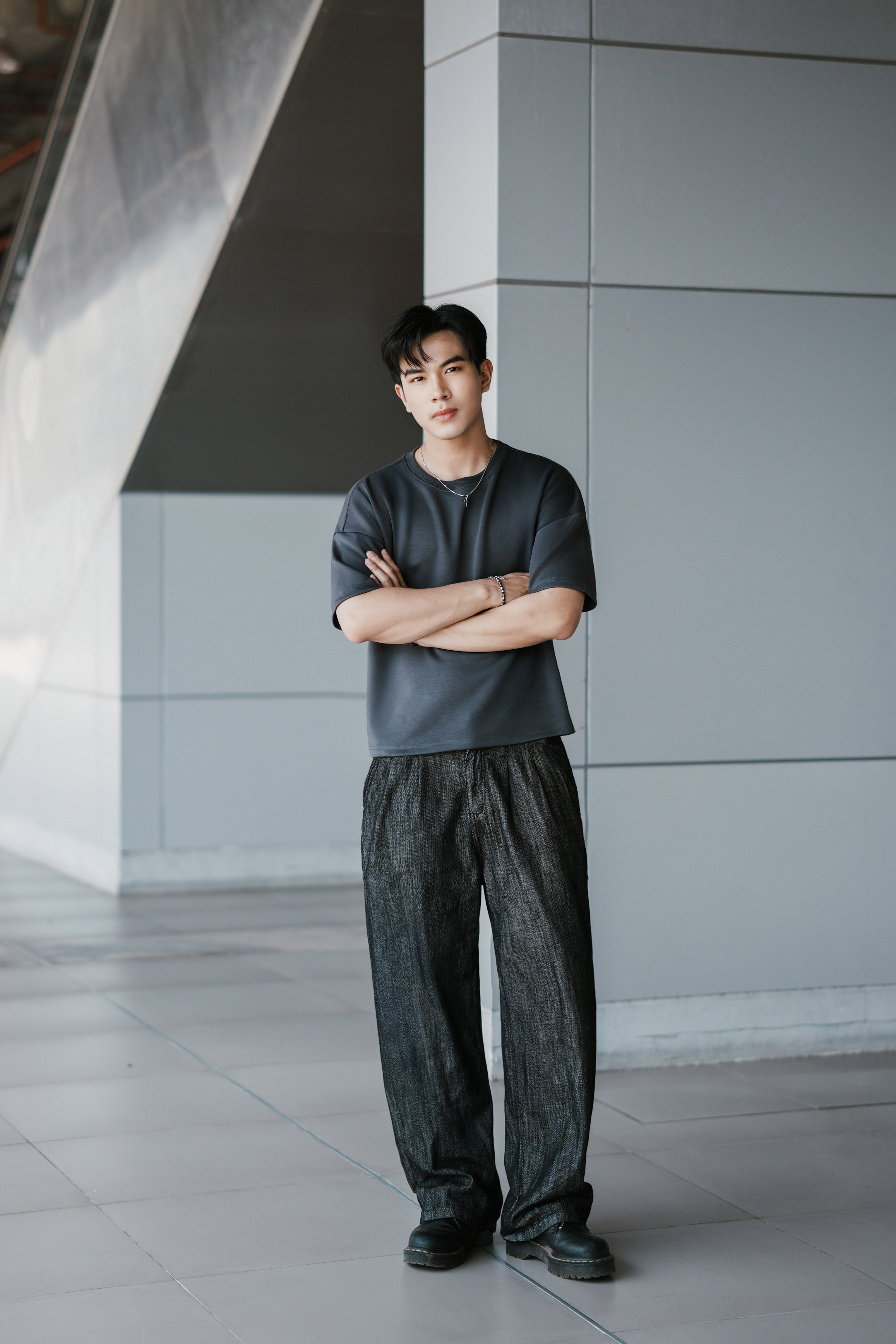 DANDY COSMO |[6สี]เสื้อยืด Premium Oversize Cropped-Fit มีแถบลดกลิ่น ลด ...