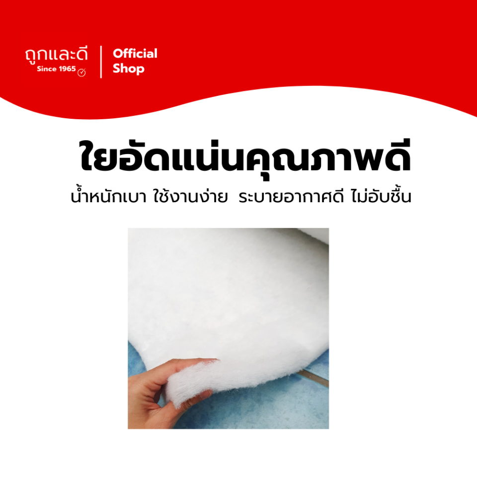 Took Lae Dee ฟูกที่นอนใยอัดแน่น หนา 8 นิ้ว *ผ้าคอตตอน* เลือกสีได้ ใยอัดแน่น น้ำหนักเบา ยกง่าย ...