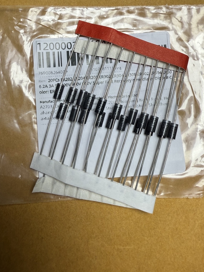 ER202 ER203 ER204 ER302 ER304 ไดโอด Diode ไดโอดวงจรอิเล็กทรอนิกส์ วงจร ...