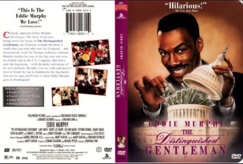Blu-ray+DVD ปก+สกรีนแผ่น The Distinguished Gentleman (1992) สุภาพบุรุษ ...