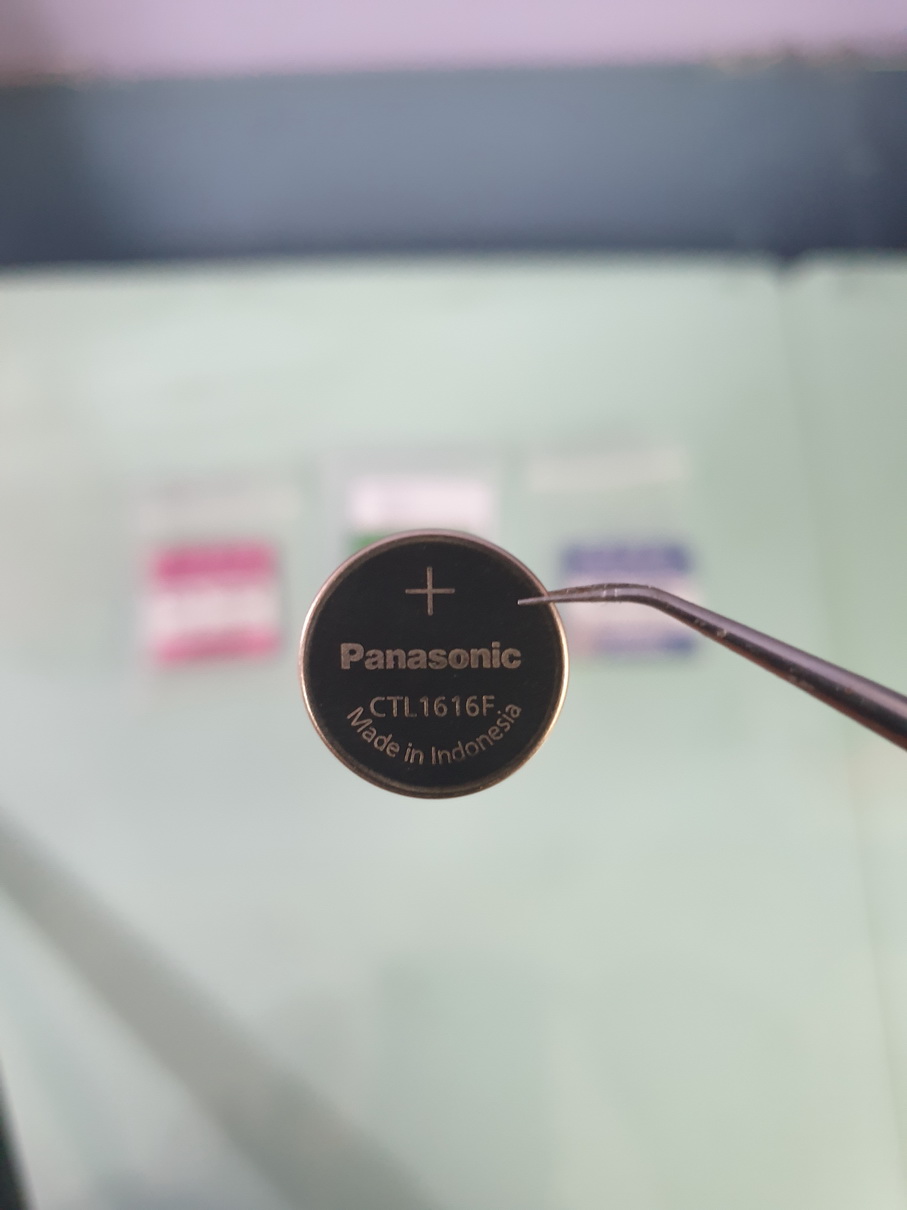 แบตสำหรับนาฬิกา Casio Protrek แท้ ตรงรุ่น ระบบชาร์จด้วยแสง (Panasonic ...