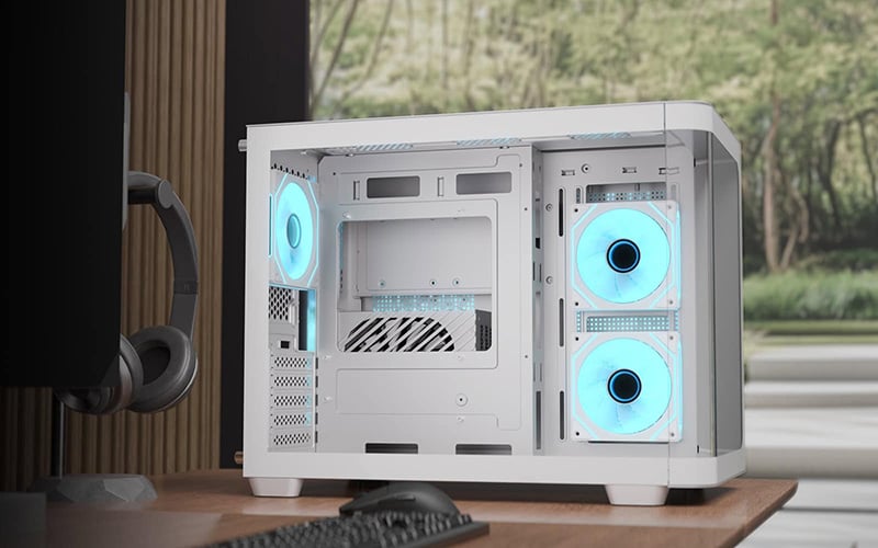 CASE (เคส) AEROCOOL P300C (BLACK) (MICRO-ATX) | Shopee Thailand