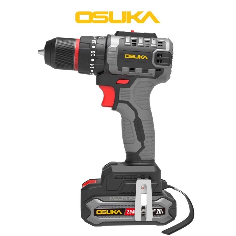 OSUKA COMBO SET ชุดช่างไฟ สว่านโรตารี่+เจียร+สว่าน+ไขควงแบต พร้อมกล่องจัดเก็บอุปกรณ์ รุ่น OCK155 ...