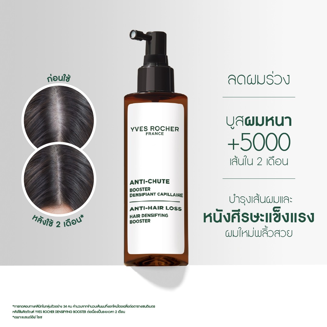 อีฟ โรเช Yves Rocher Anti-Hair Loss Hair Densifying Booster 195 ml บูส ...