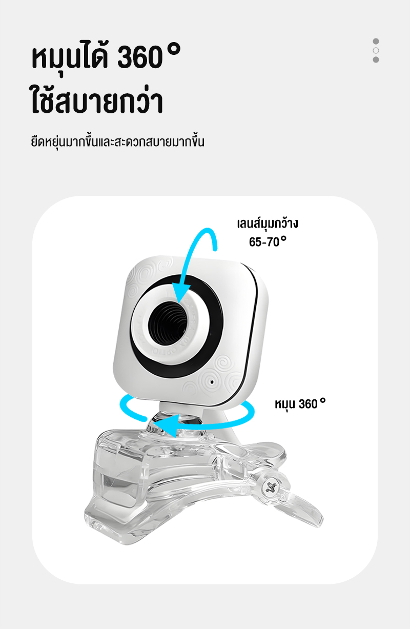 OLYPS เว็บแคม Webcam 1080P HD Mini Webcam With Microphones 2MP 4MP ...