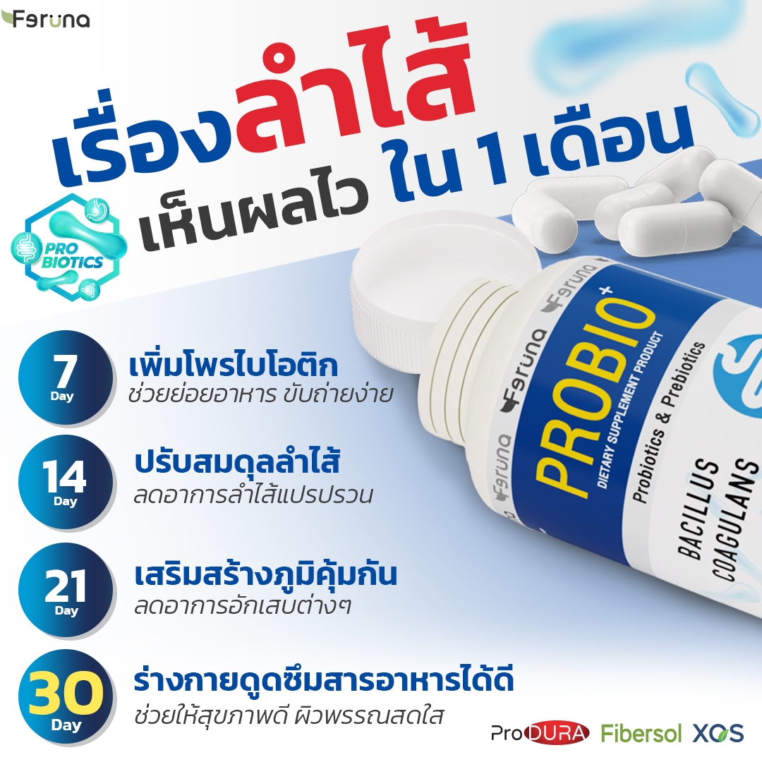 [SET] Feruna ฟีรูน่า เซตคู่โพรไบโอติกส์สำหรับผู้หญิง ทานคู่ดูแลภายในปรับสมดุล X 2 : Lacto we ...