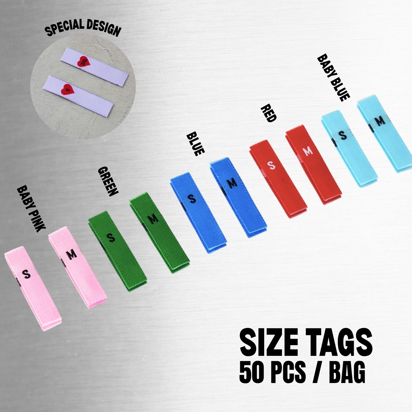 AWESOMESCREEN: Size Tag - ป้ายไซส์ทออย่างดี ดีไซน์น่ารัก (ไซส์ S - 4XL ...