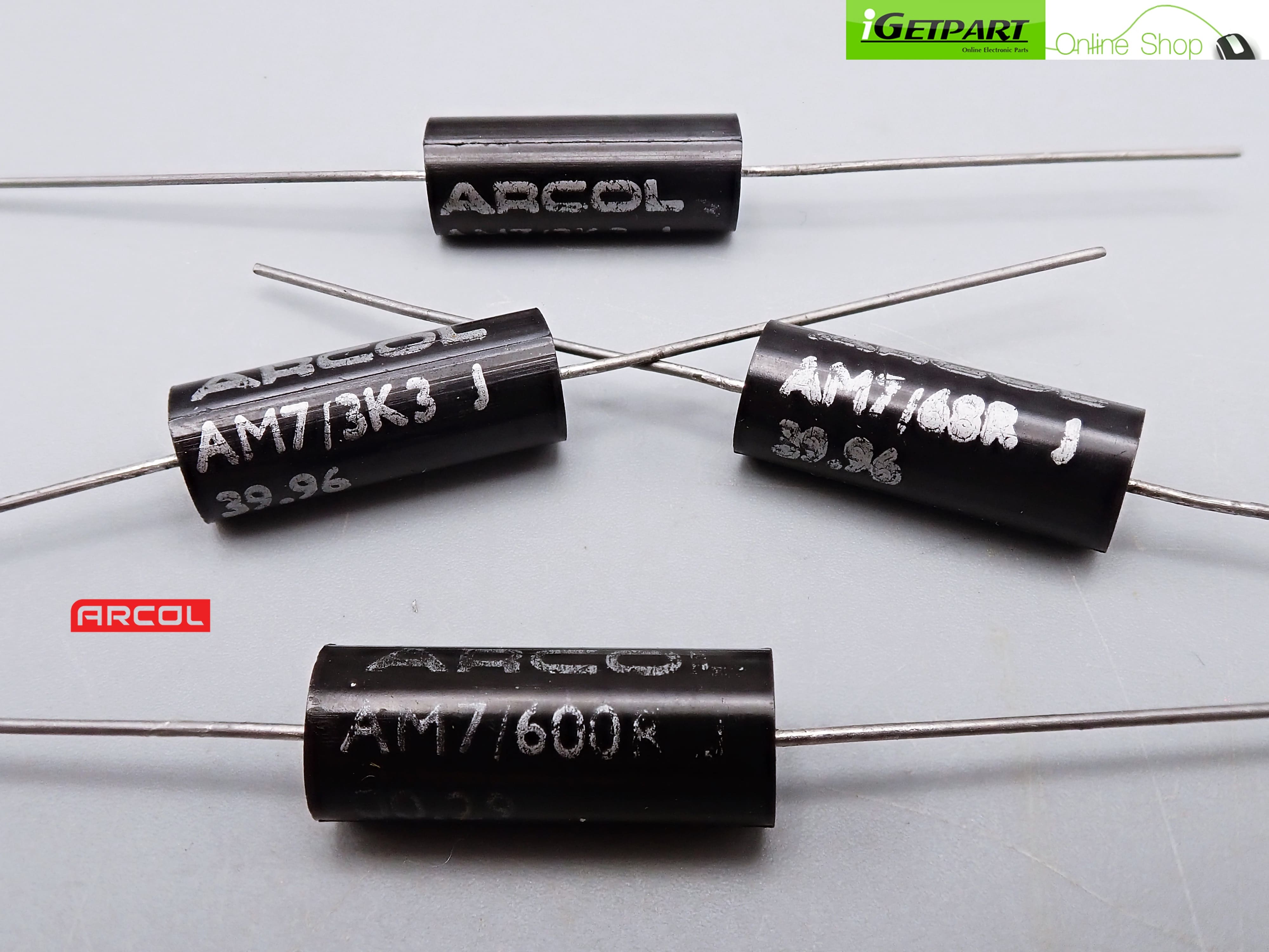 ตัวต้านทาน RESISTOR ARCOL AM7 5WATT 68R, 600R, 3K3 (1 แพ็ค = 3 ตัว) | Shopee Thailand