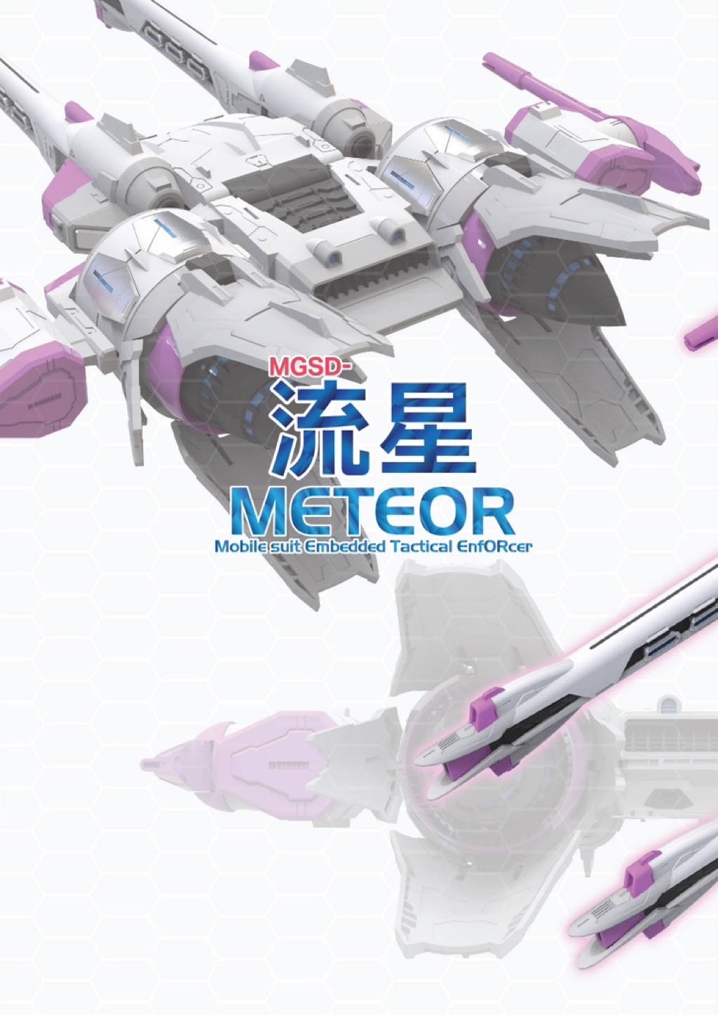 ⬜️🟪DDB MGSD METEOR UNIT FOR สำหรับ MGSD FREEDOM GUNDAM มีดีคอลน้ำใน ...