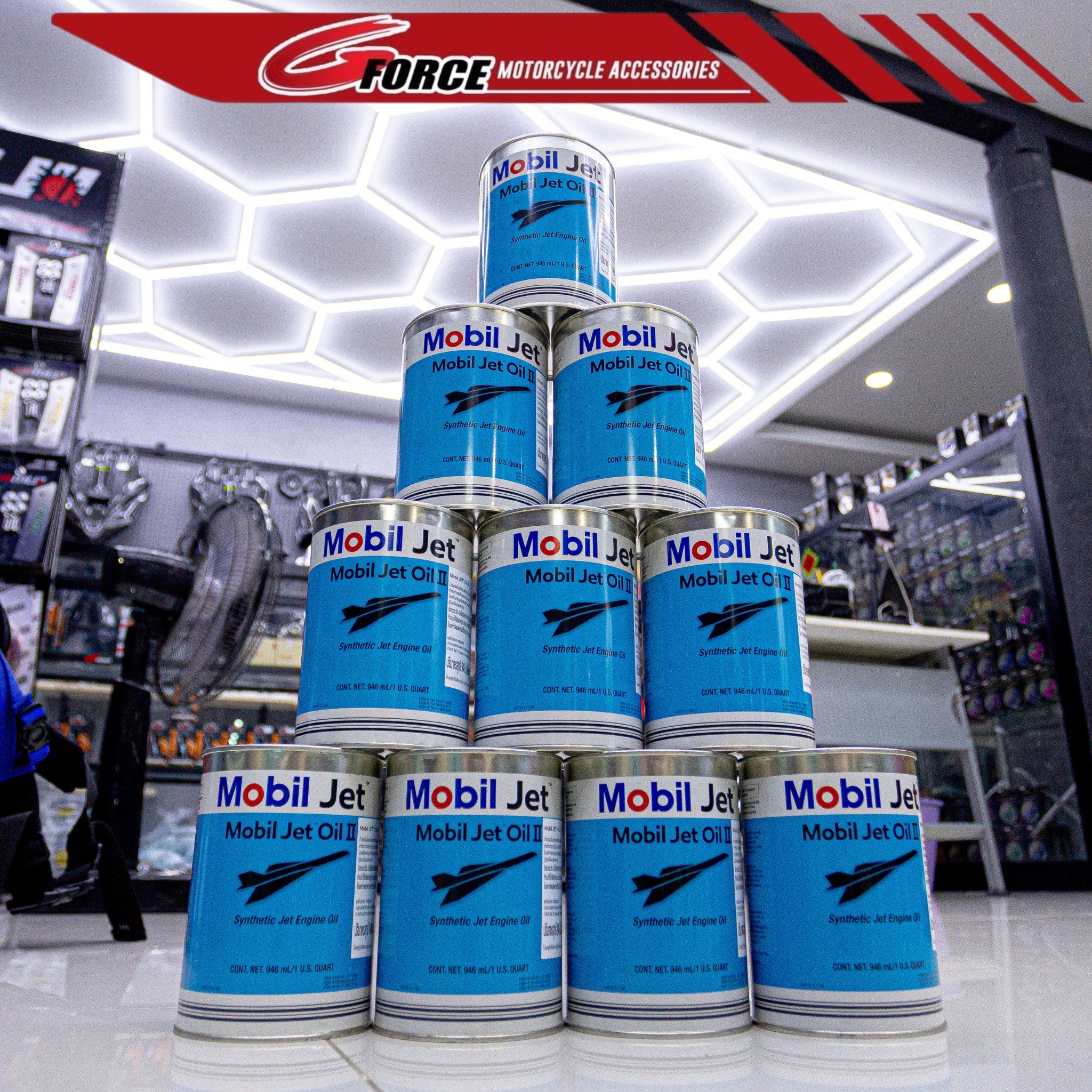 น้ำมัน JET ( MOBIL Jet Oil 2 ) ขนาด 946mL Made in USA ของแท้ สินค้า ...