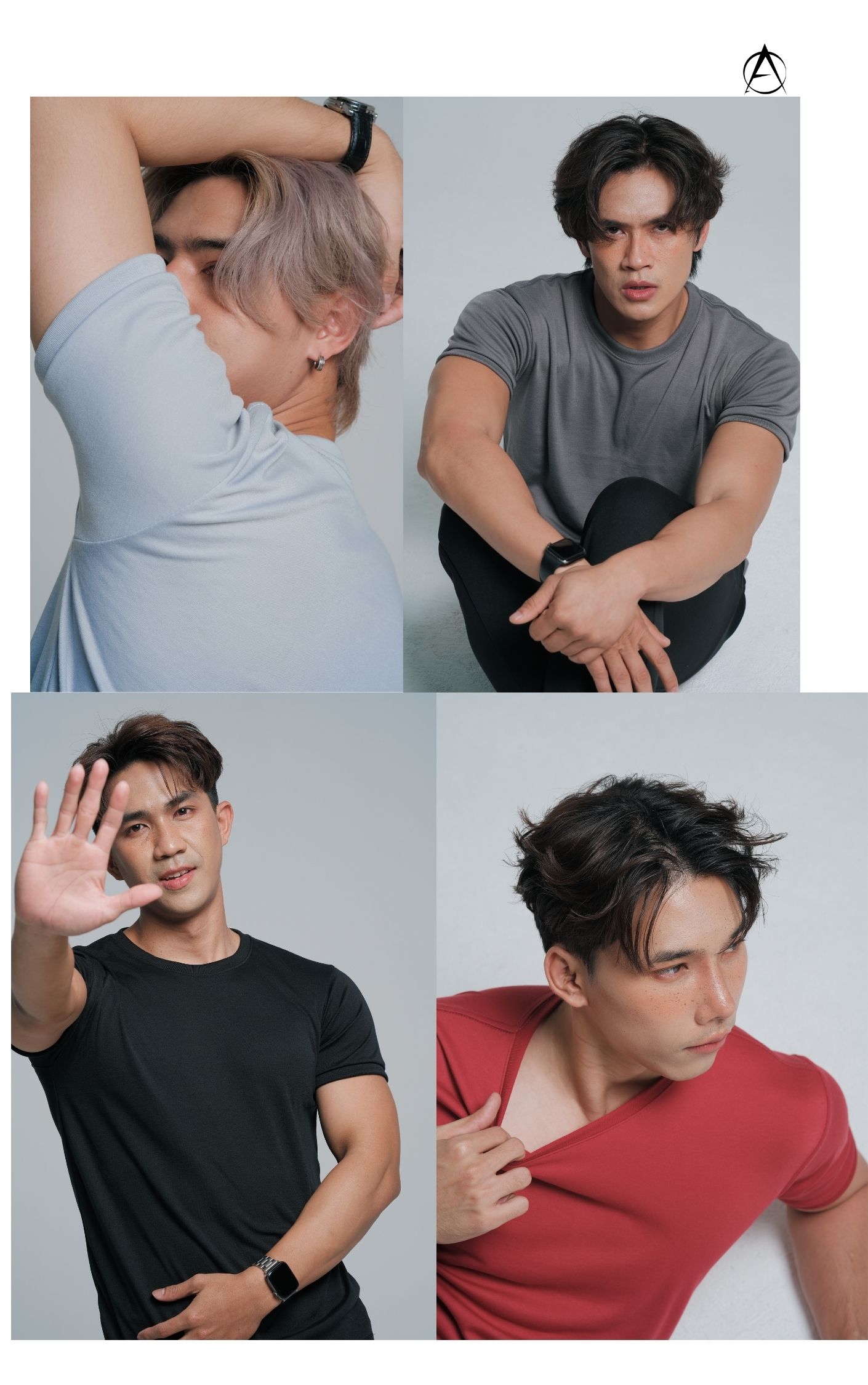 OLIVER MUSCLE เสื้อยืดแขนสั้น SOFT FIT ทรงรัดแขน เนื้อผ้าเบา นุ่มมากกก ...