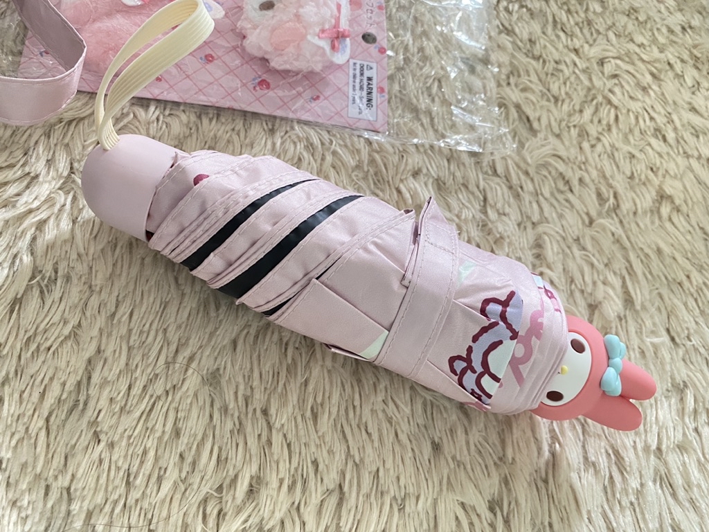 ร่ม 5 ตอน Sanrio My Melody ลิขสิทธิ์แท้ หัวร่มเป็นตัวการ์ตูน กัน UV ...