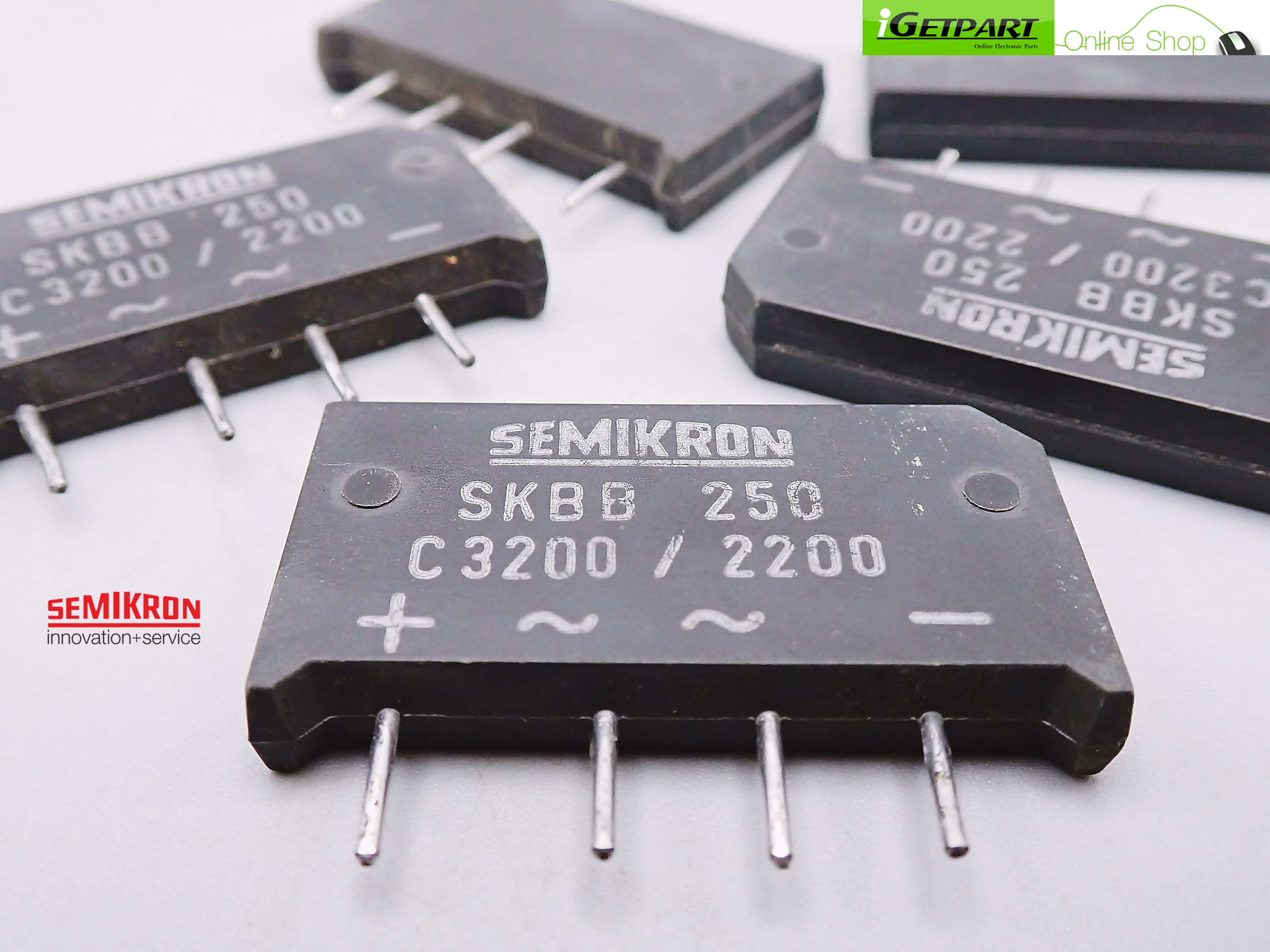 ไดโอด บริดจ์ เรคติไฟร์ Diode Bridge Rectifier Semikron SKB B250 C3200 ...