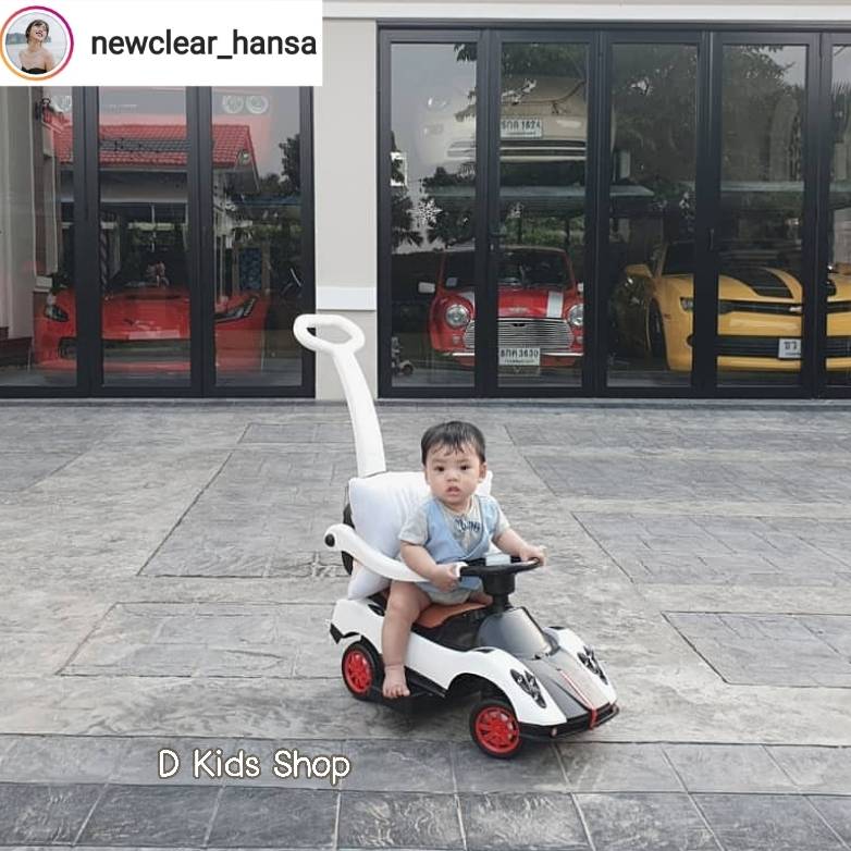 🔥KT3🔥รถเด็กขาไถ แลมโบกินี 3in1 มีด้ามเข็น/มีเสียงดนตรี ไฟหน้ากระพริบ No ...