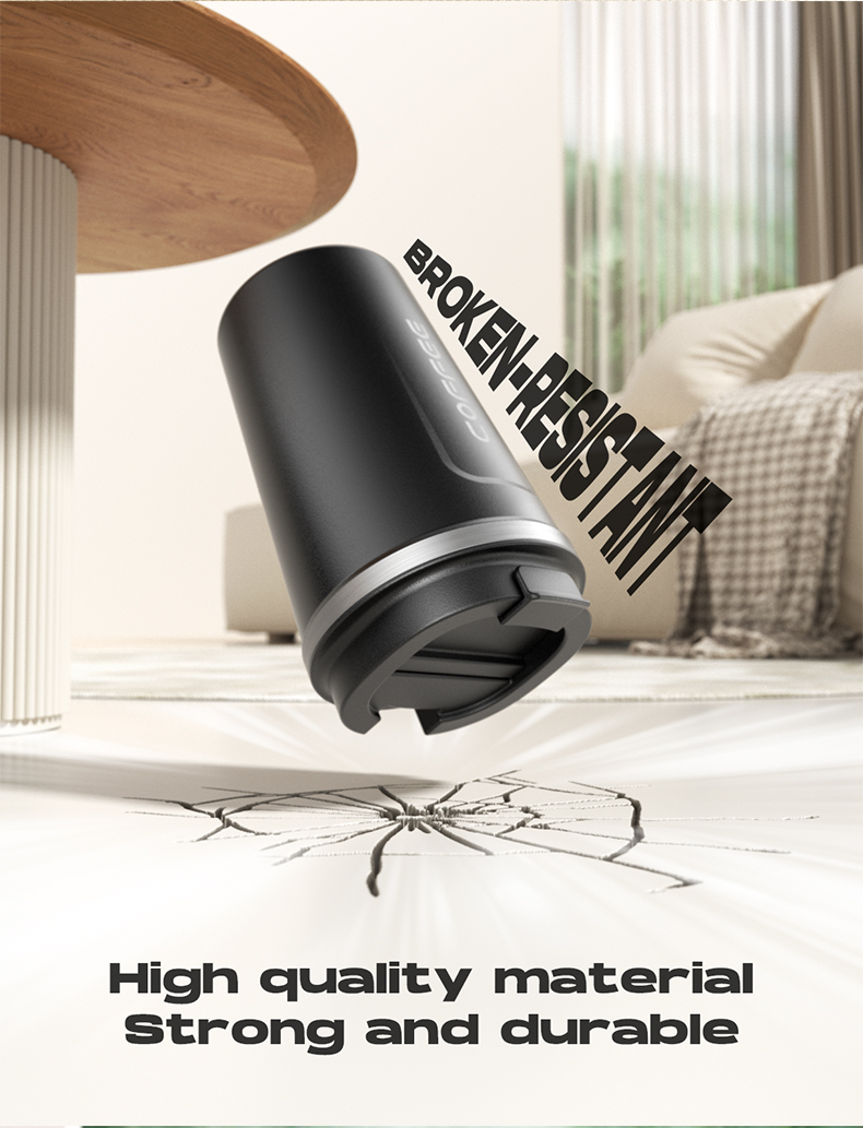 Polarbear แก้วกาแฟพกพา เก็บความเย็น 380ML 510ML แก้วกาแฟ แก้วเก็บอุณหภูมิ สแตนเลสแบบพกพา น้ำ ...