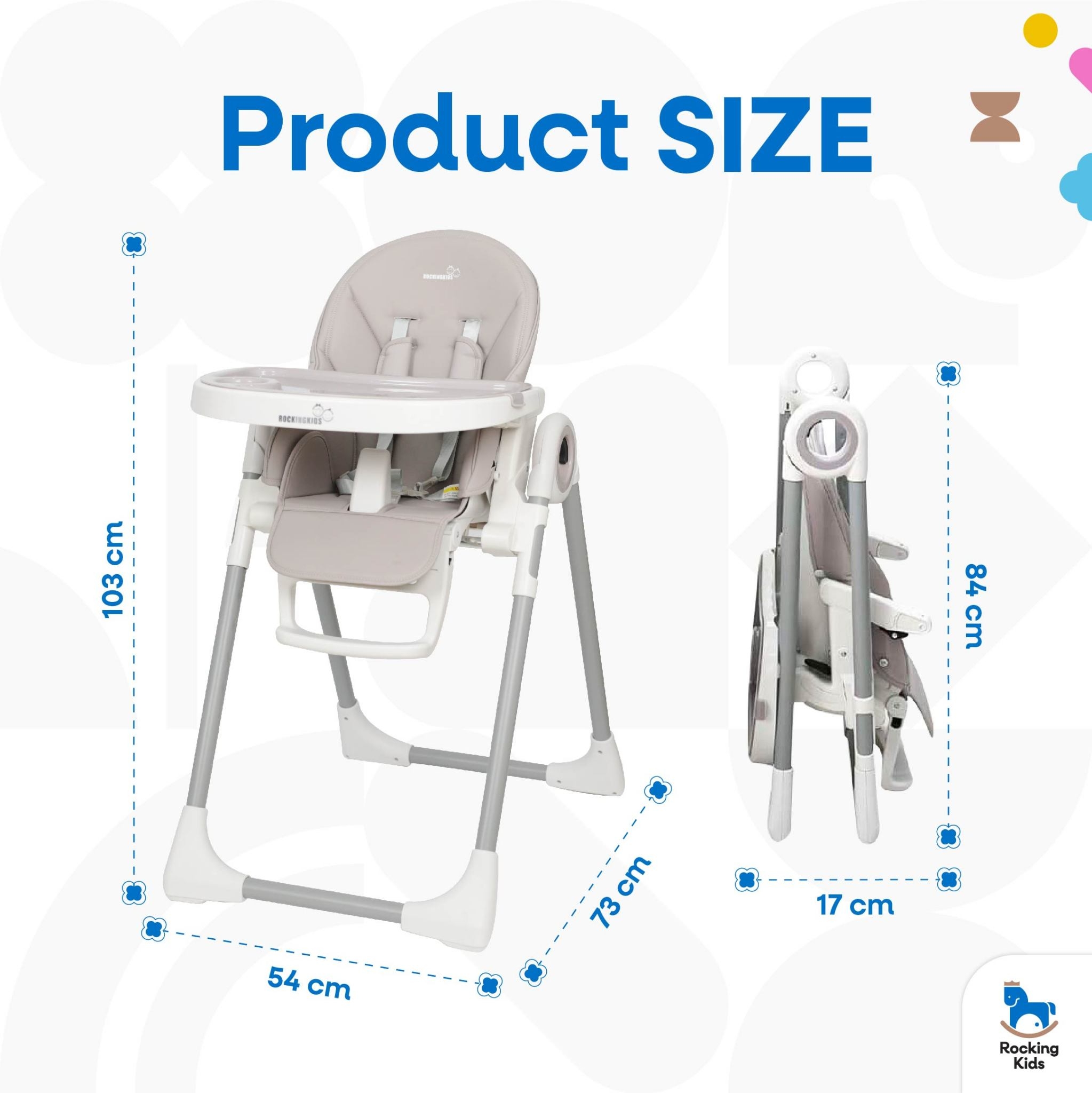เก้าอี้ทานข้าว เก้าอี้กินข้าวเด็ก Rocking Kids รุ่น Primo High Chair ...