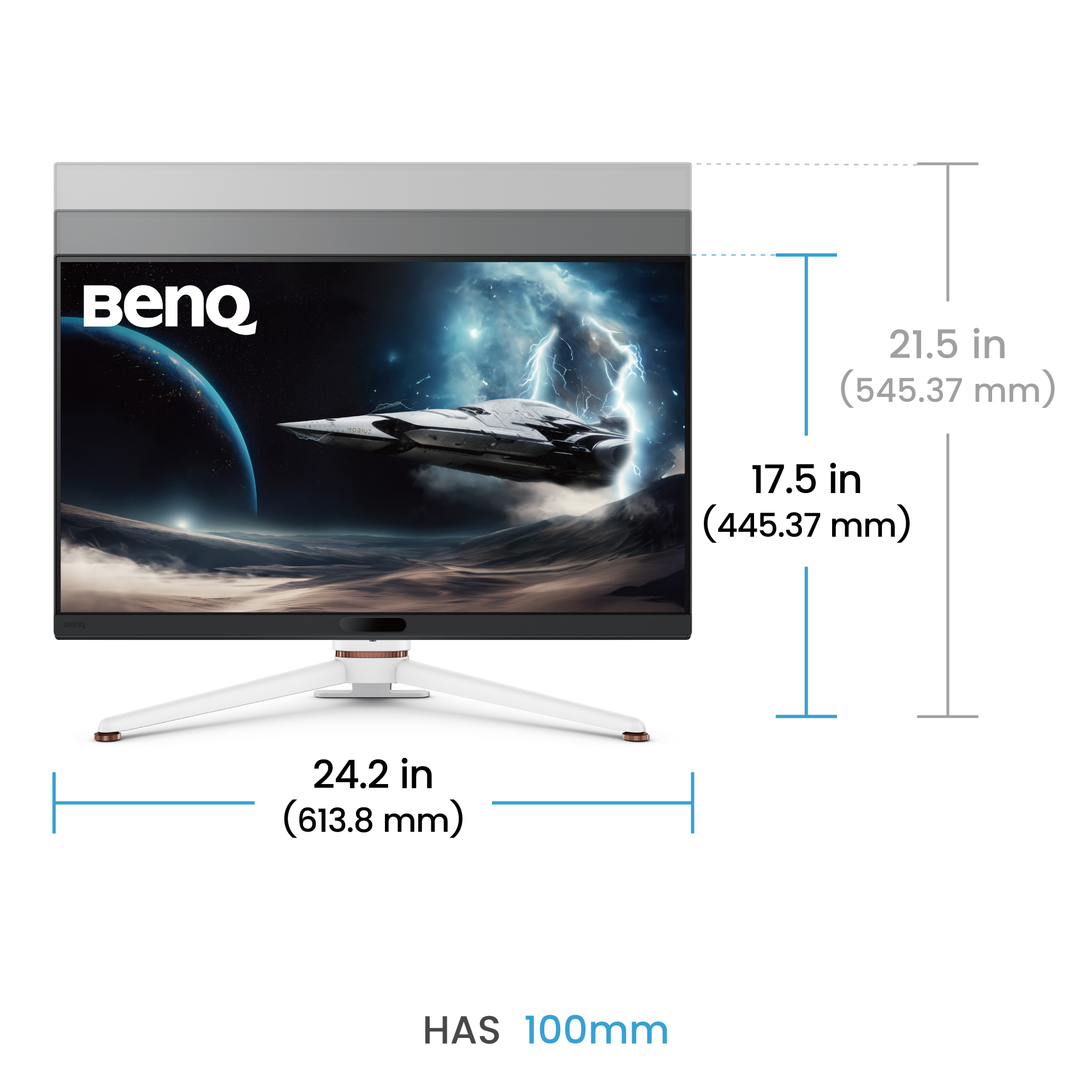 BenQ MOBIUZ EX271Q 27" 2K 180Hz IPS HDRi 95% P3 Gaming Monitor with ...