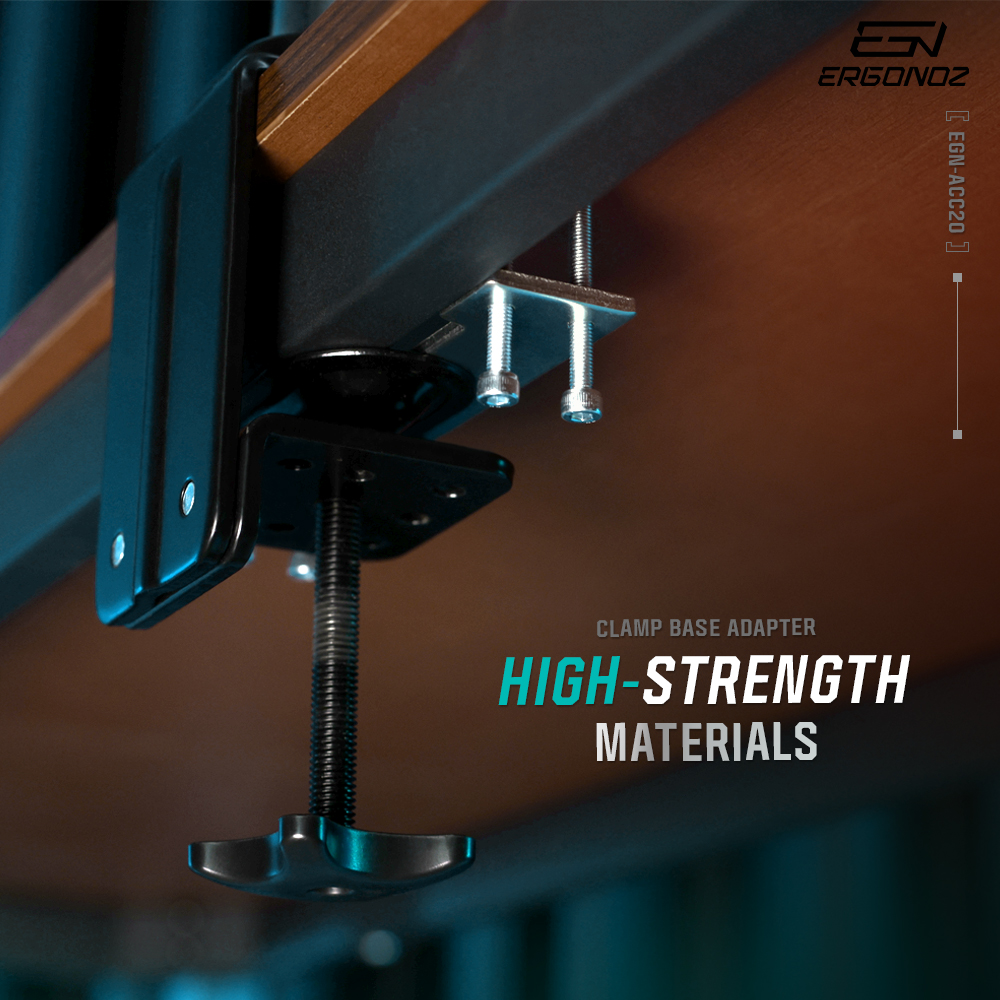 ERGONOZ Clamp base adapter (ACC20) อุปกรณ์เสริมขาจับจอคอม แบบหนีบ *ต้อง ...