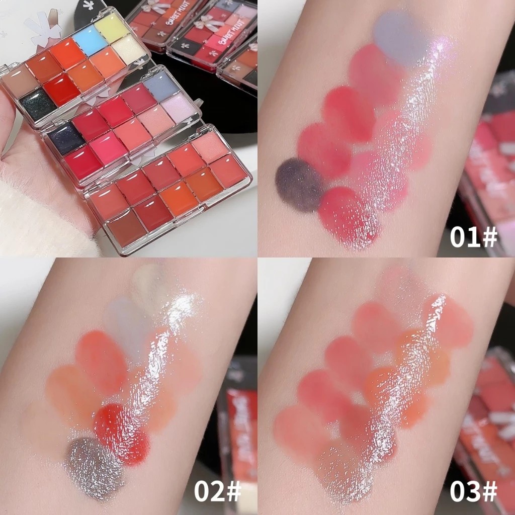 เทศกาลตรุษจีน ลิปสติกเนื้อลิควิด Sweetmint 10 สี DIY ลิปกลอสกระจก ลิปกลอสน้ำ ลิปใสให้ความชุ่ม ...