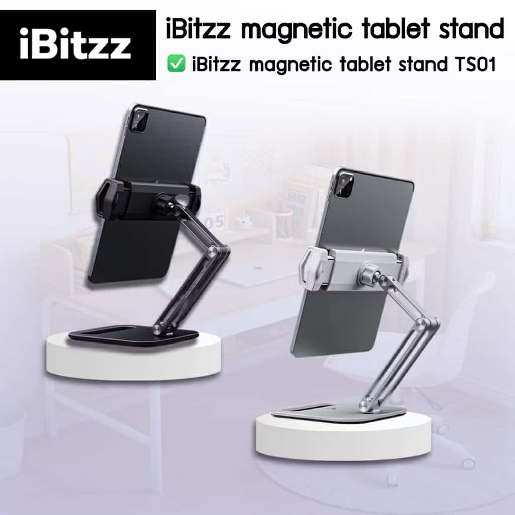 iBitzz magnetic tablet stan ที่วางไอแพดแบบแม่เหล็ก ขาตั้งแท็บเล็ต ที่ ...