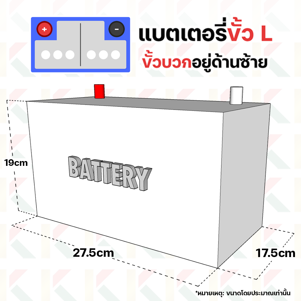 GS BATTERY LN3-DIN80 EFB รองรับระบบ Start-Stop 12V.80Ah แบตเตอรี่รถยนต์ คุณภาพสูง รุ่นใหม่ล่าสุด ...