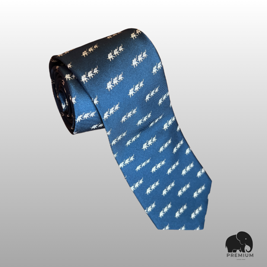 เนคไทผ้าไหม จิม ทอมป์สัน Silk necktie Jim Thompson น้ำเงิน | Shopee ...