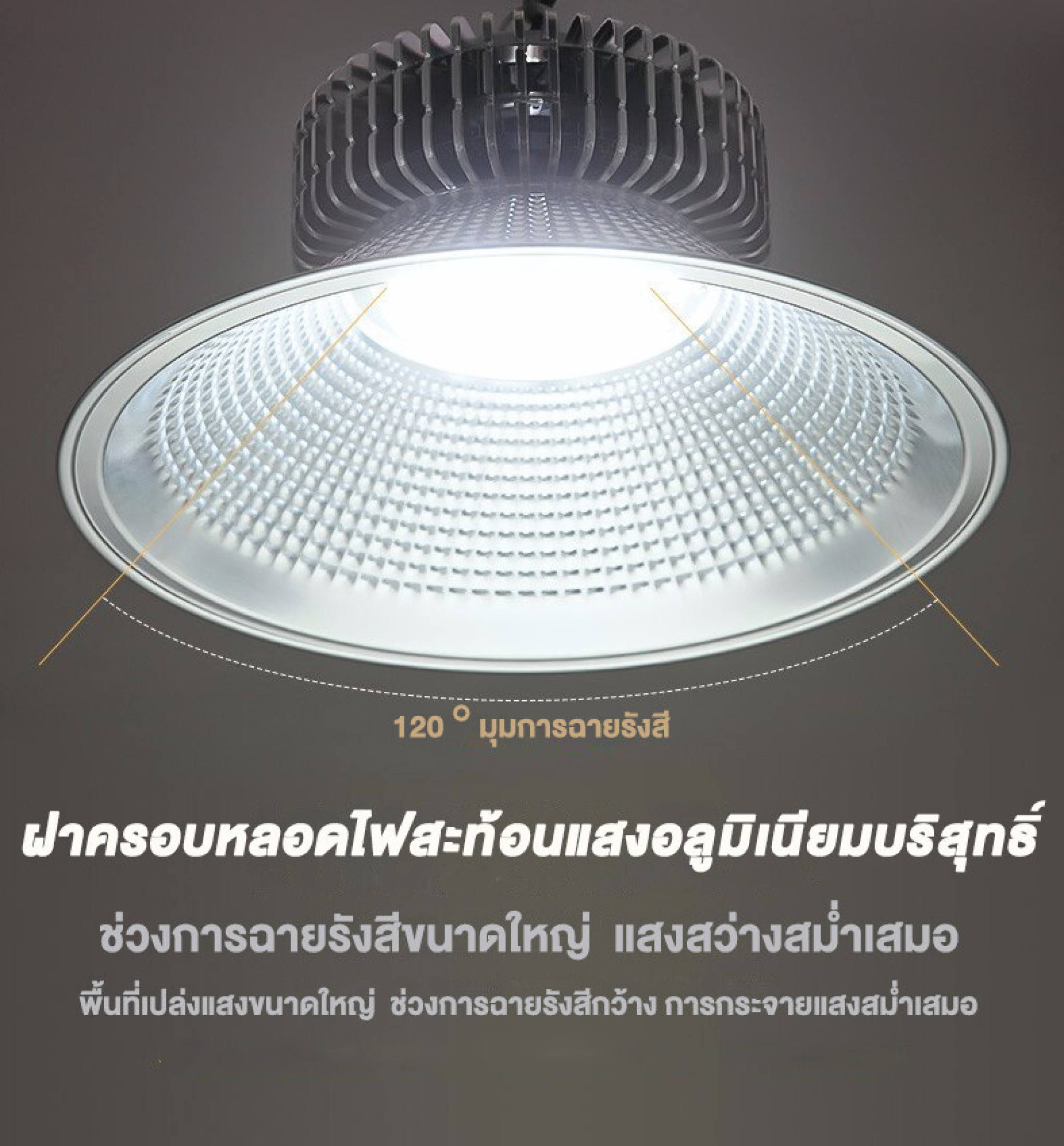 [SALE] โคมไฟโรงงาน โคมไฟไฮเบย์ ไฮเบย์ High bay LED โคมไฟไฮเบย์ โคมไฟ ...