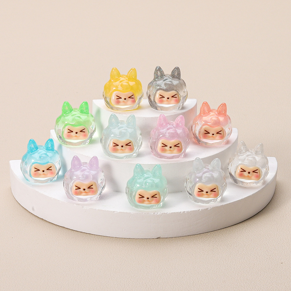 Luminous Small KiKi Micro Landscape Ornament Outdoor Glowing Miniature ...