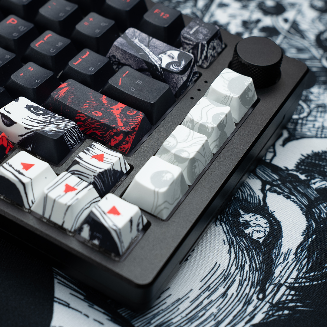 Set Keycap “EGA X JUNJI ITO COLLECTION” เซ็ทคีย์แคป Full Set 128 Key ...